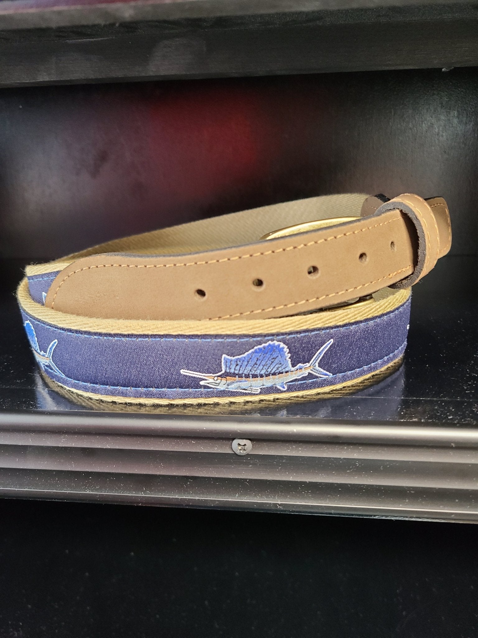 Leather Ribbon Fish Belt – Blissful Boutique